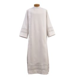 Front Wrap Alb Embroidered Trim 4662