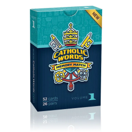 Catholic Words Memory Match Card Game