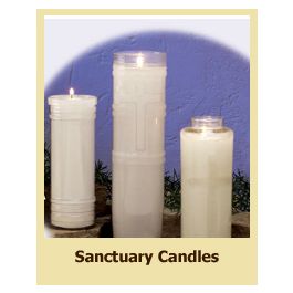 Sanctuary Candle 7 Day Glass