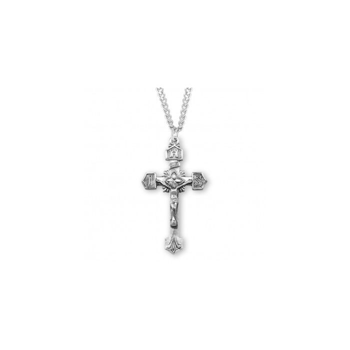 Crucifix SS 24" chain
