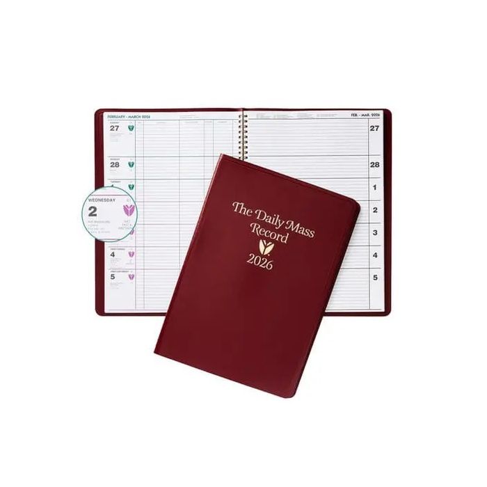 Daily Mass Record Book 2026